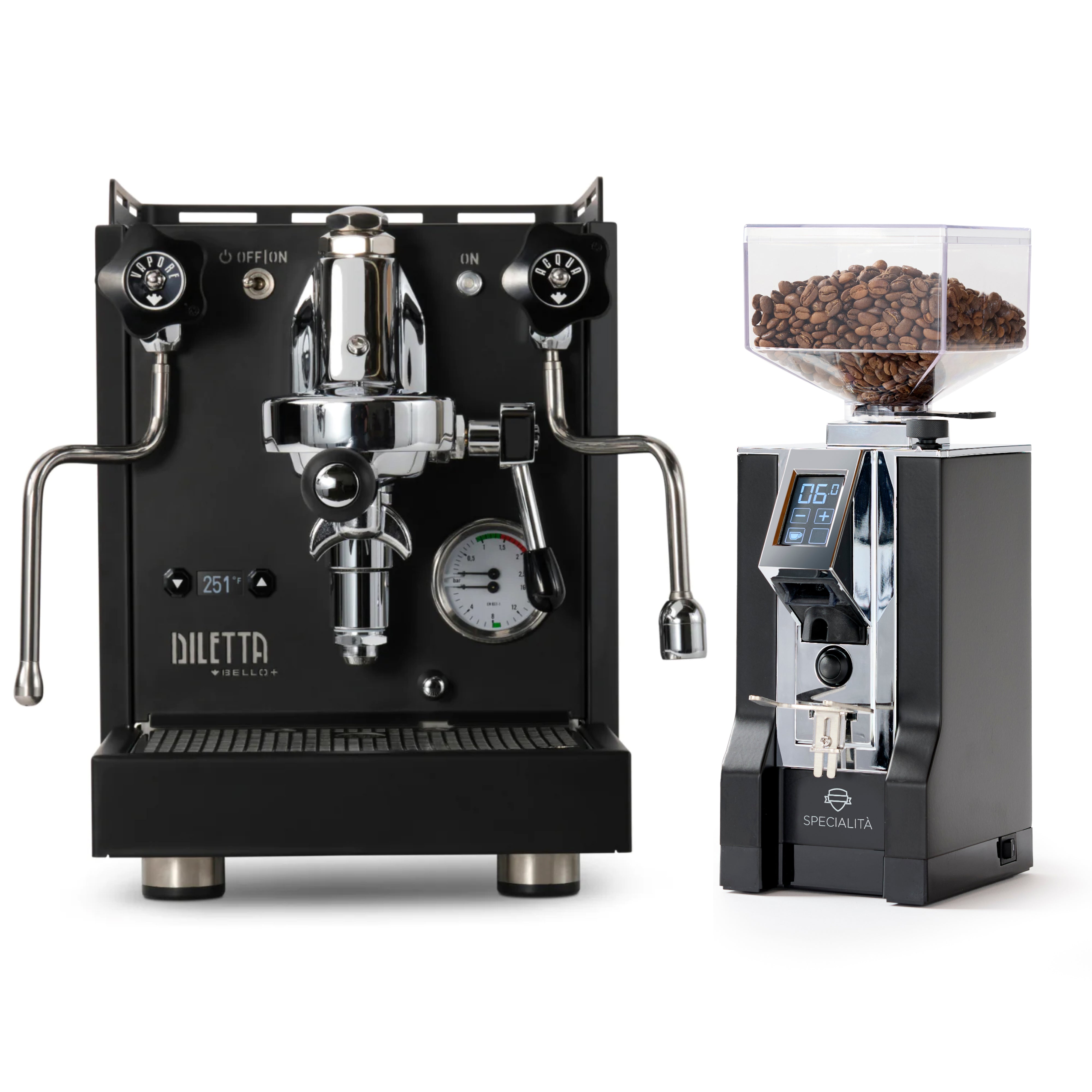 Diletta Bello+ and Eureka Mignon Specialita Bundle | Seattle Coffee Gear