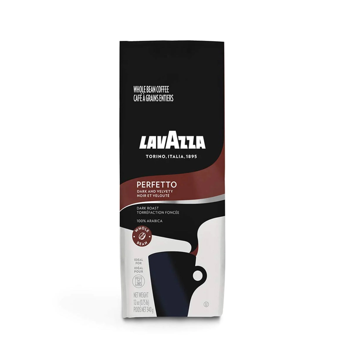Lavazza Espresso Perfetto - Whole Bean Coffee - 12 Oz | Seattle Coffee Gear