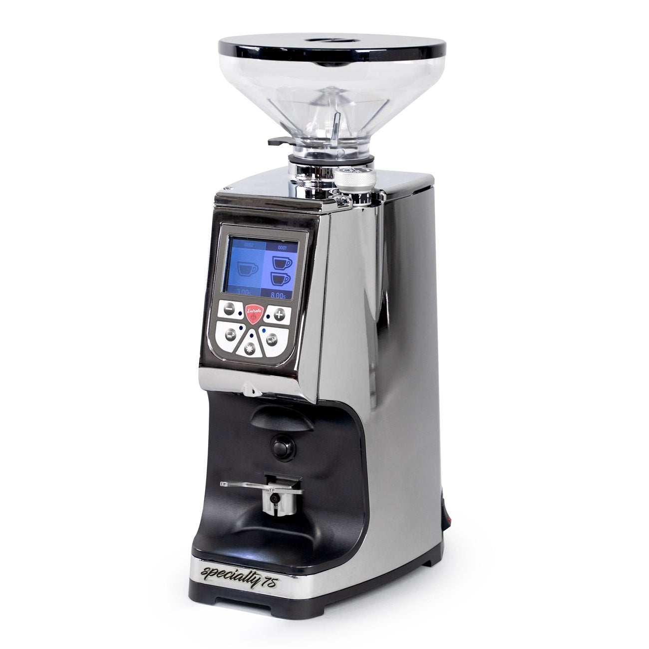 Eureka Atom 75 Espresso Grinder - Chrome - Short Hopper - Open Box ...